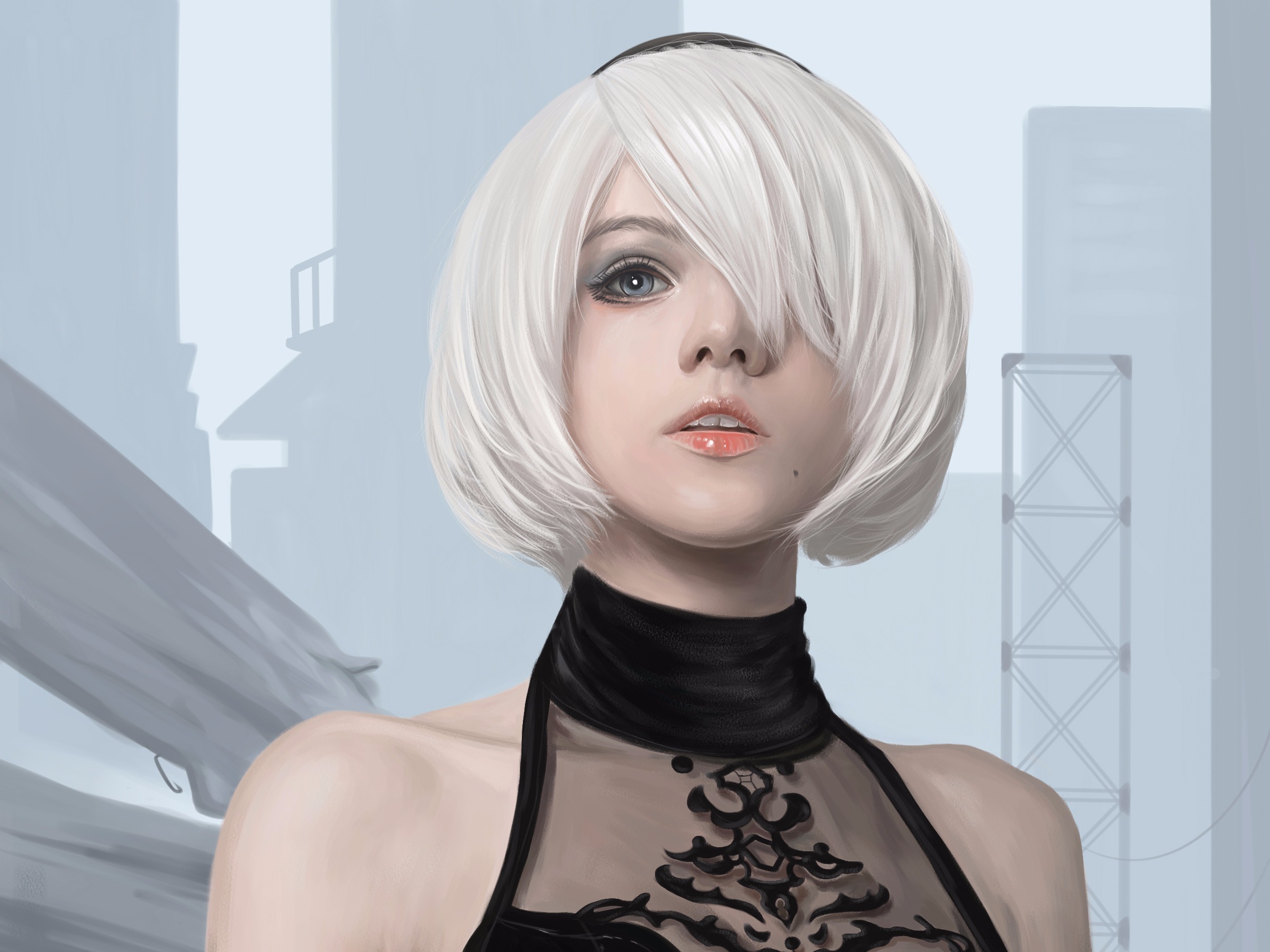 2B同人_插画师DreamX-站酷ZCOOL