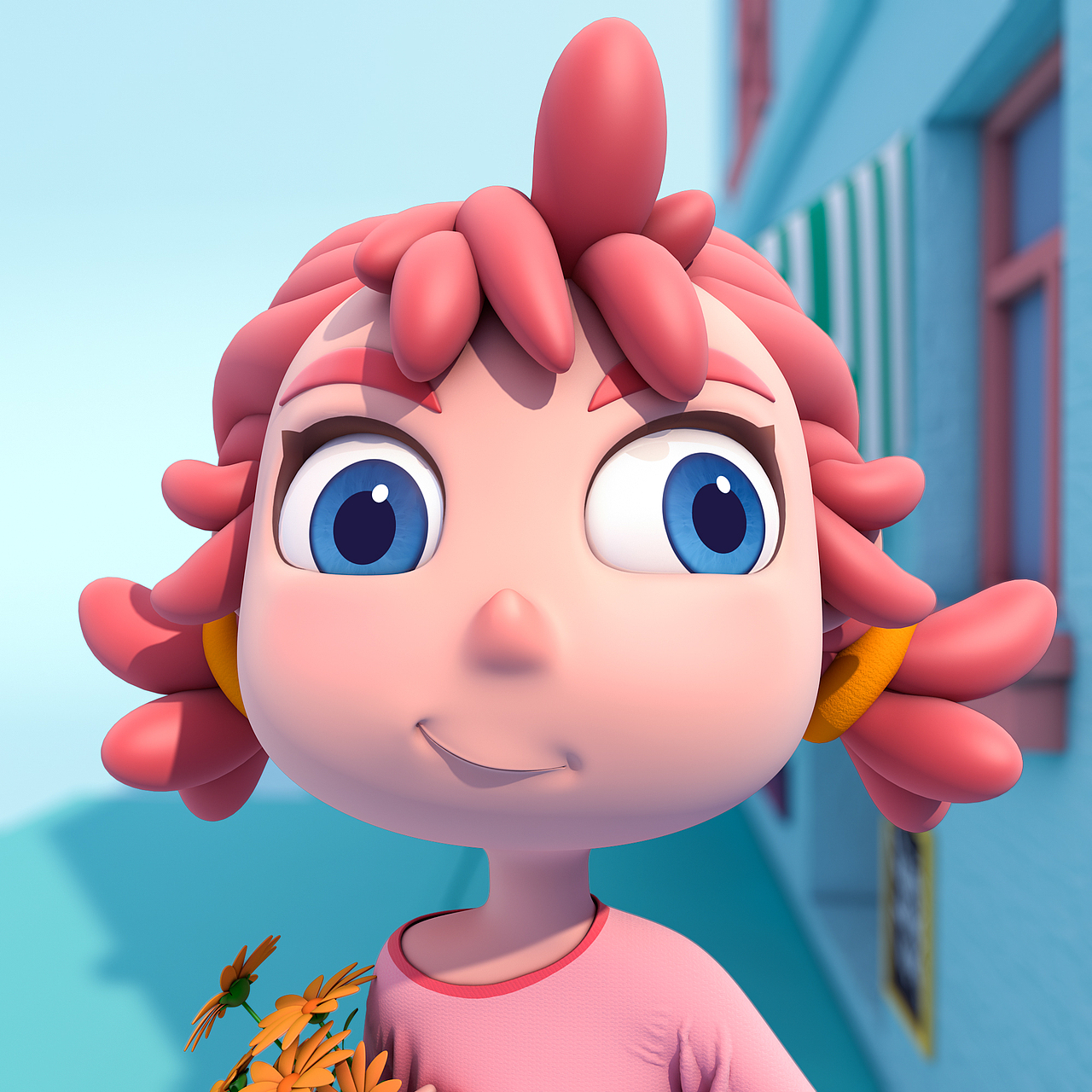 C4D IP卡通人物_芥末mm-站酷ZCOOL