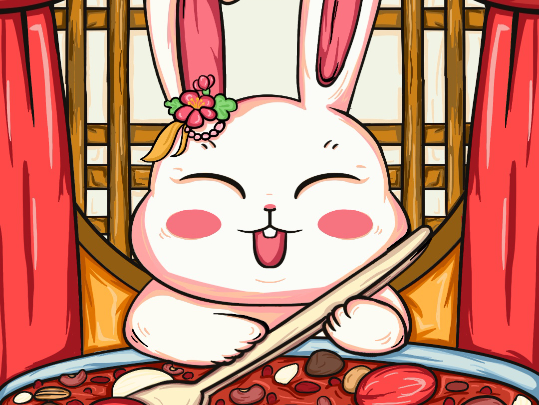 腊八 | 栗小兔_栗子頭-站酷ZCOOL