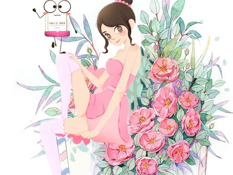 粉嫩插画_粉嫩公主-站酷ZCOOL