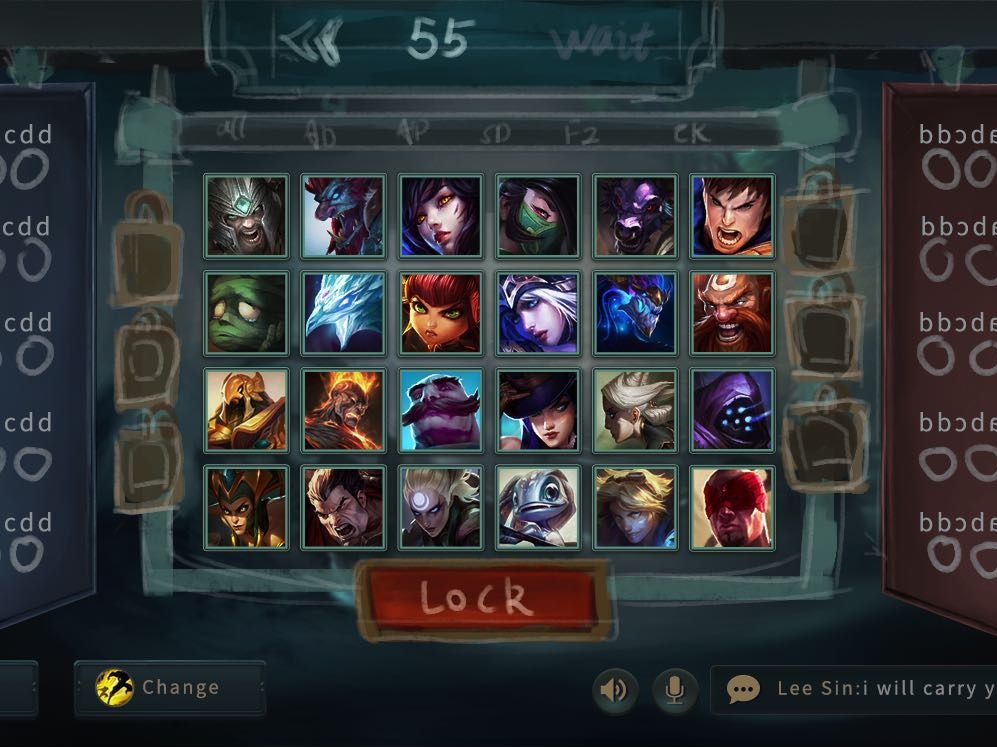 5V5游戏界面练习_神奇青蛙-站酷ZCOOL