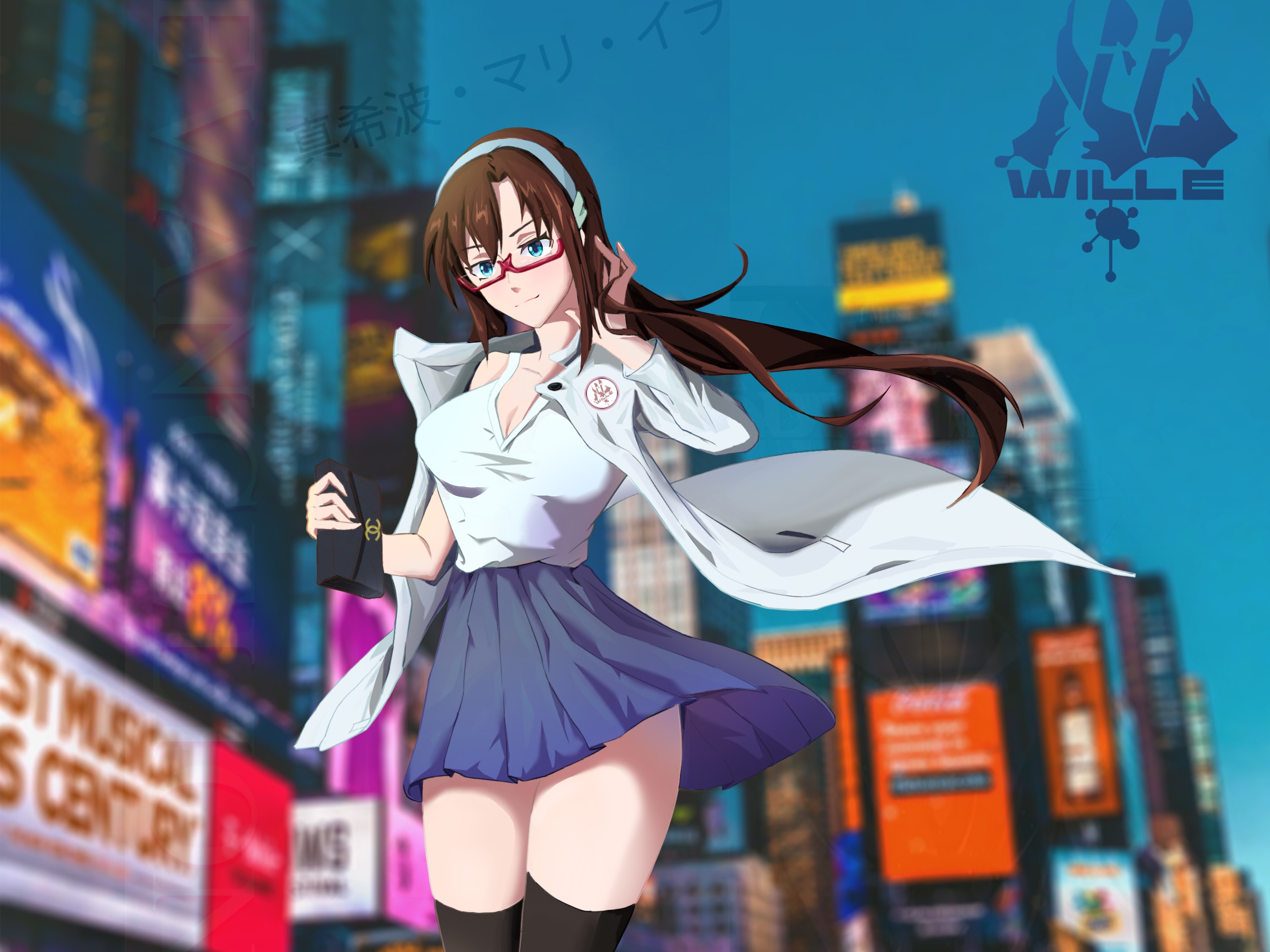 EVA同人真希波_绘鲸-站酷ZCOOL