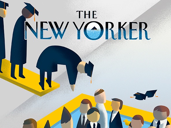 New Yorker cover design_眠无棉-站酷ZCOOL