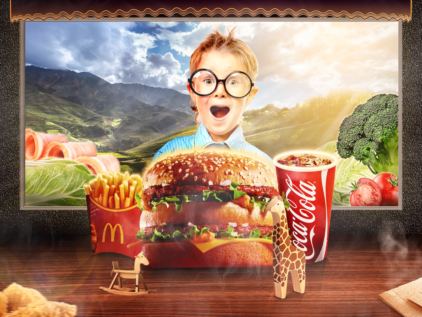 商业合成—麦当劳海报_kkaaxhk-站酷ZCOOL