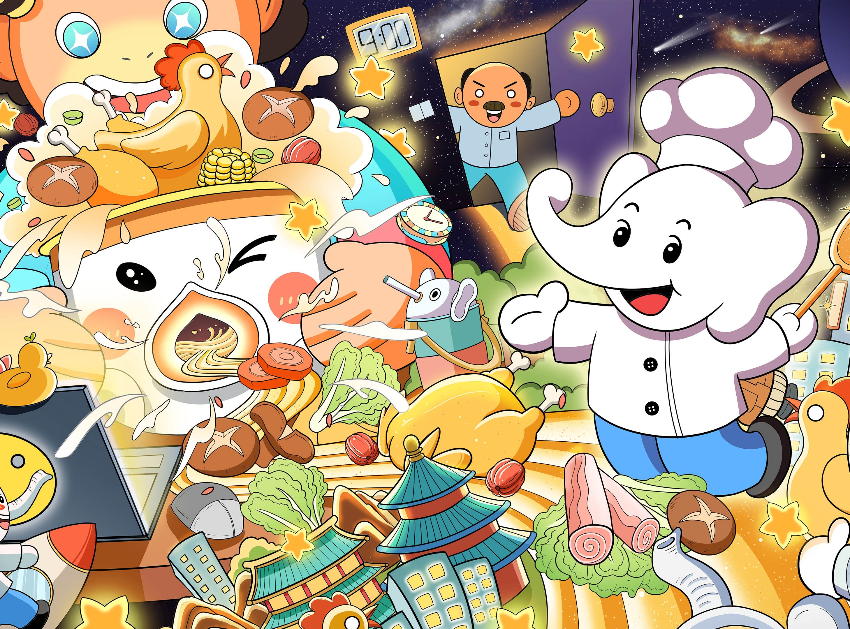 【白象汤好喝】—熬夜救星_波波Lzb-站酷ZCOOL