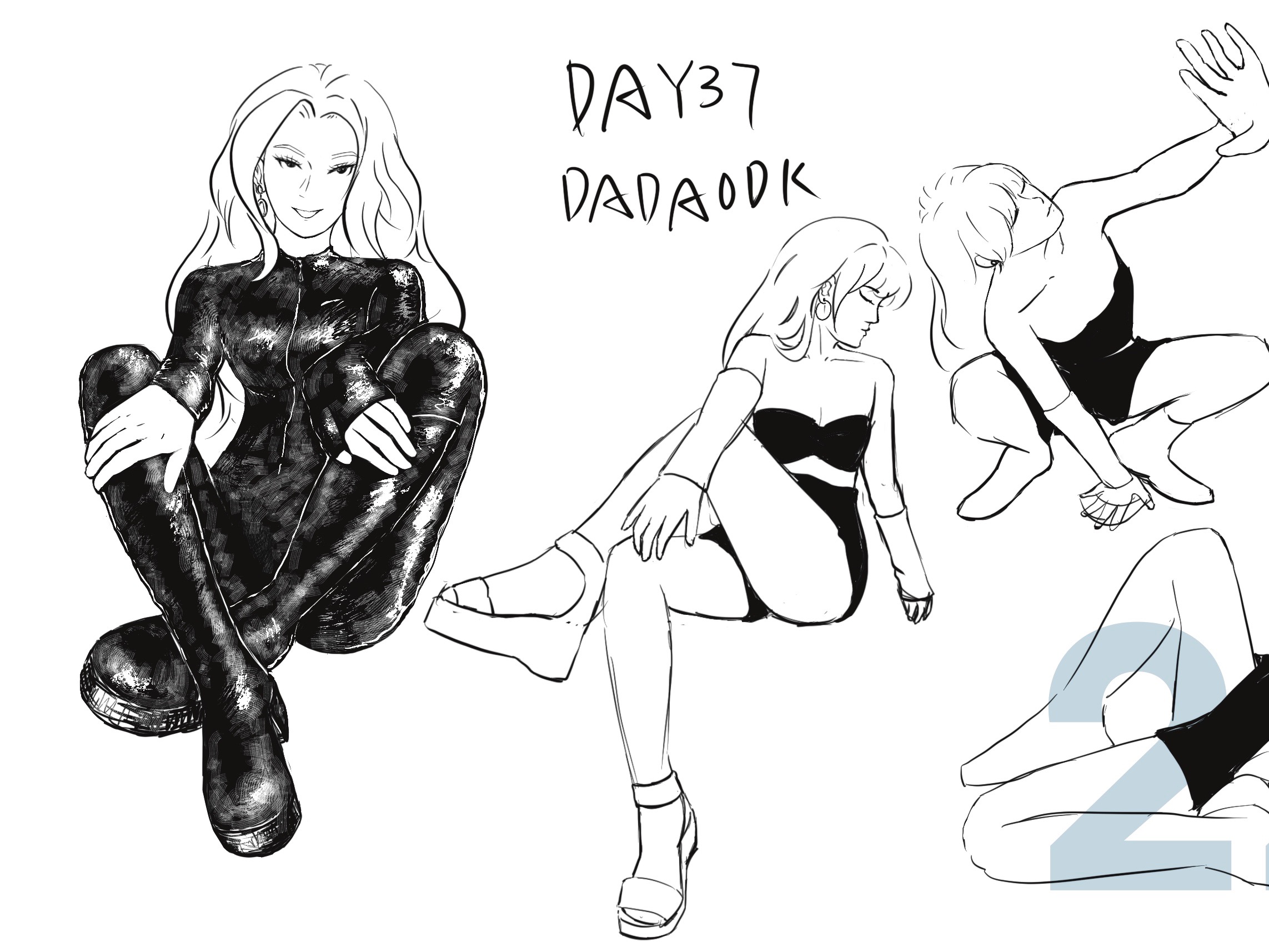 #速写60天挑战赛#@速写班长 day37_DADAODK-站酷ZCOOL