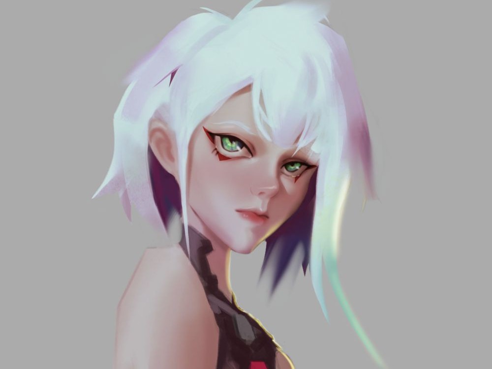 赛博朋克：边缘行者Lucy_話峯-站酷ZCOOL