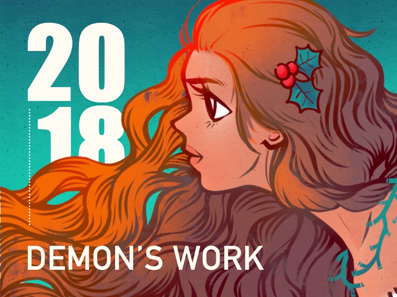 2018 DEMON'WORK「插画集合」_呆萌的Demon-站酷ZCOOL
