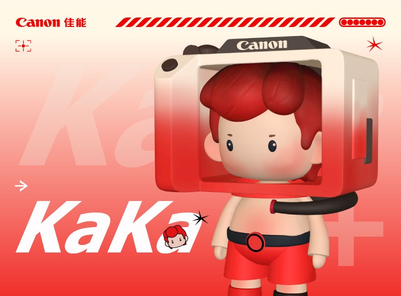 佳能青春专微IP形象设计| KaKa咔咔_拾柒话画-站酷ZCOOL