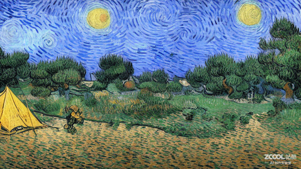 #AI创作实验室#露营_叮叮当当猫QAQ-站酷ZCOOL