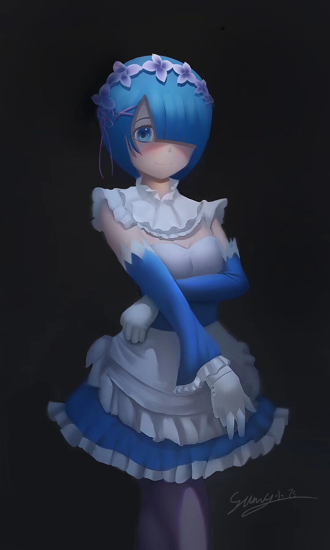 原创同人蕾姆_Sunny_xf-站酷ZCOOL