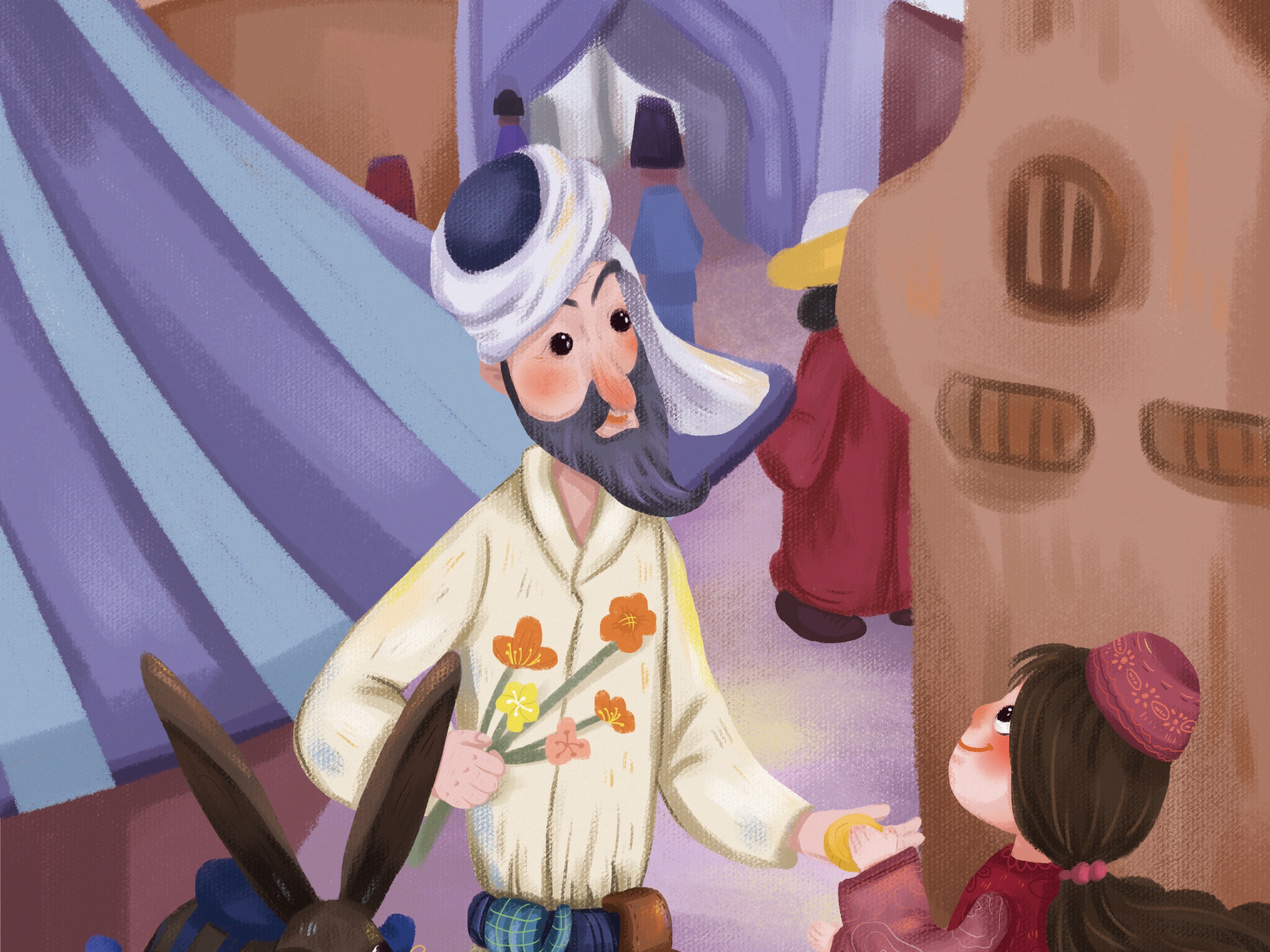 经典阿凡提致敬插画_wanwan93-站酷ZCOOL