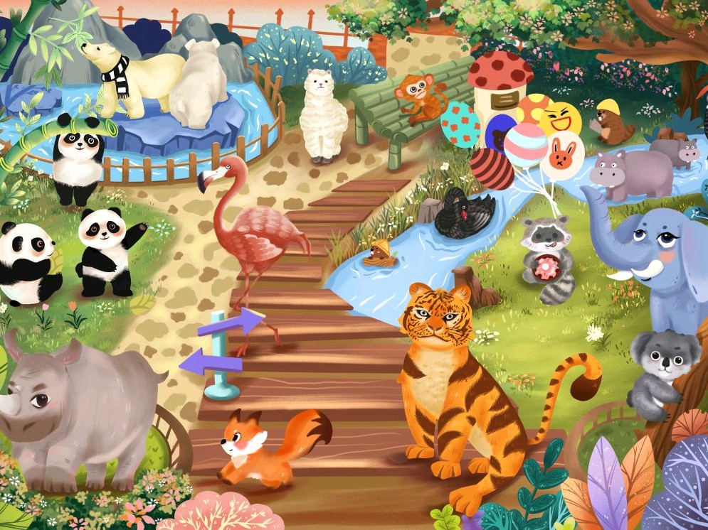 动物绘本_工号零零7-站酷ZCOOL