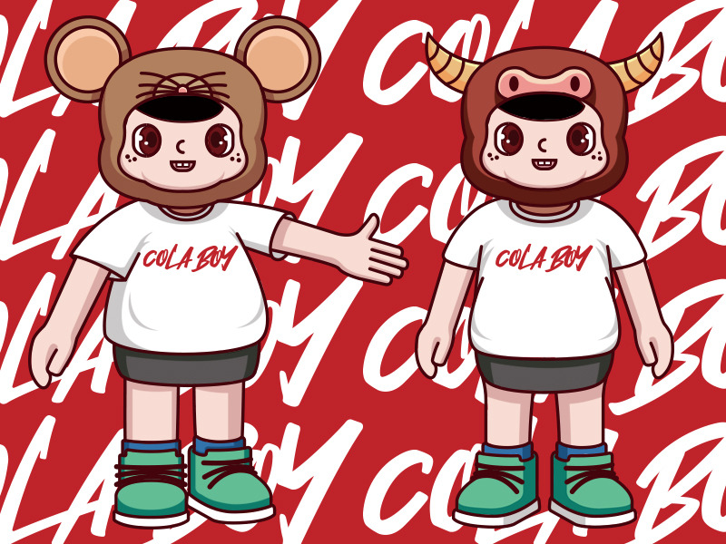个人原创IP形象 | COLA BOY_肥宅快乐水的快乐-站酷ZCOOL