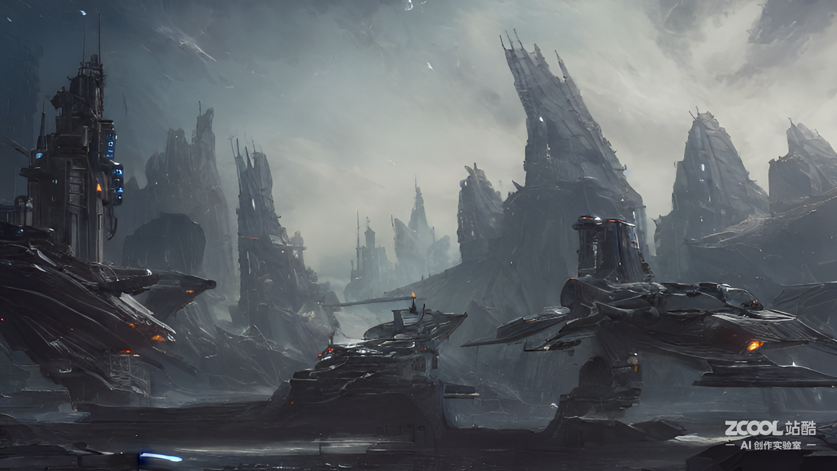 #AI创作实验室#地面是夜晚大唐盛世 灯光璀璨 上空几_神猫9527-站酷ZCOOL