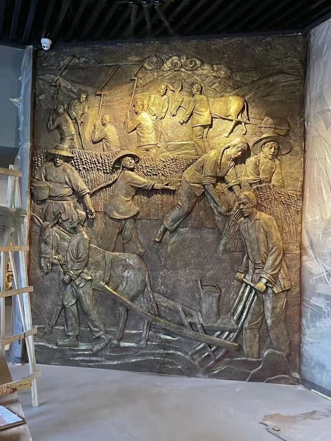 农耕文化展览馆浮雕设计制作公司_浮雕设计公司-站酷ZCOOL