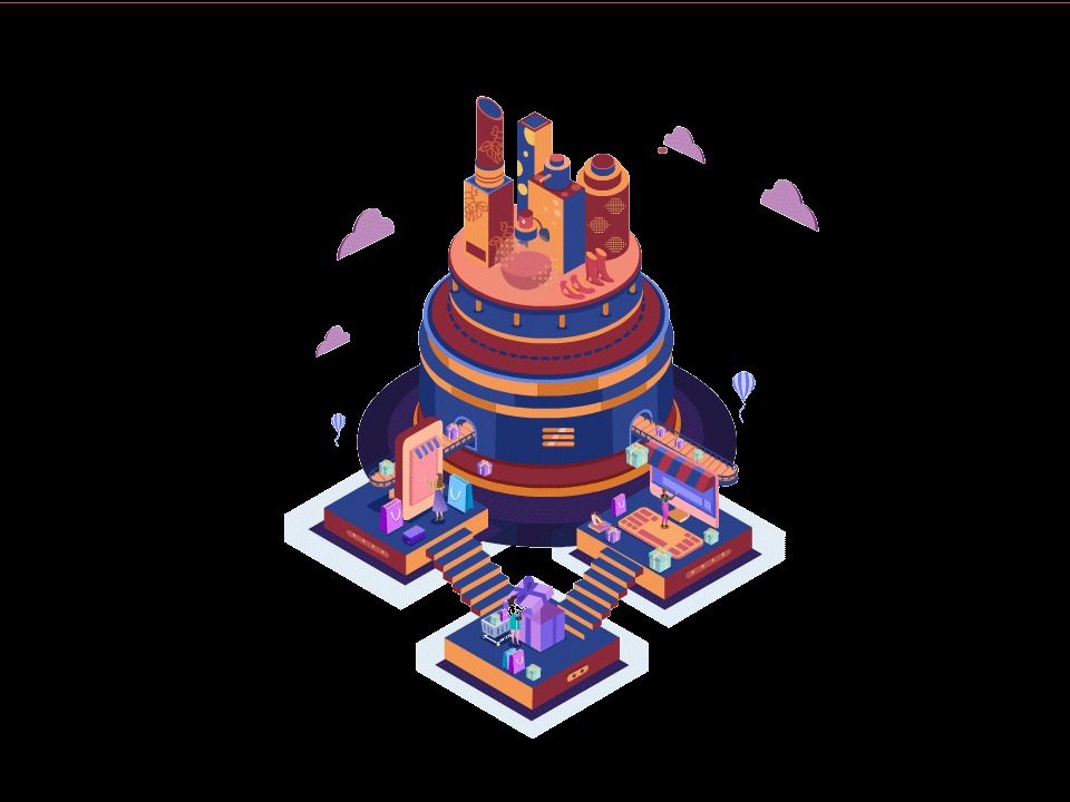 2.5d插画_Z318043123-站酷ZCOOL