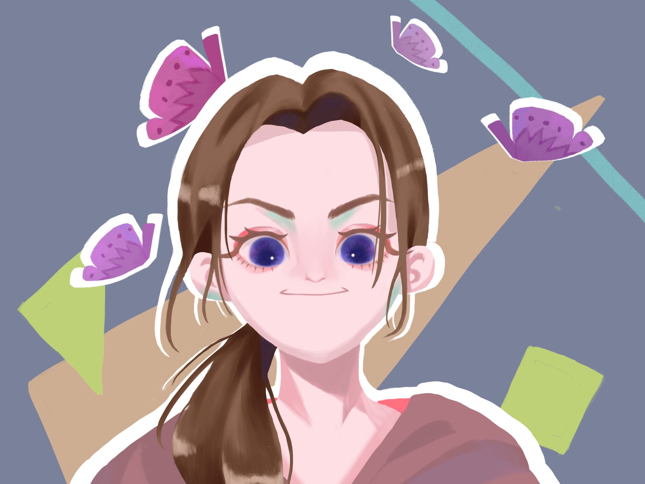 临摹MCDOLL女孩半身像_木槿小灰灰-站酷ZCOOL