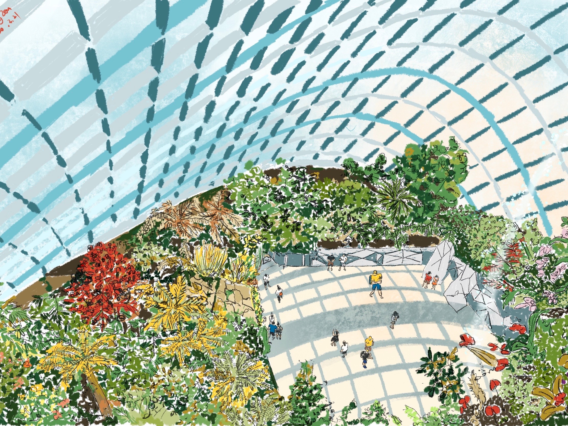 云雾花园_小鸡快跑Kelly-站酷ZCOOL