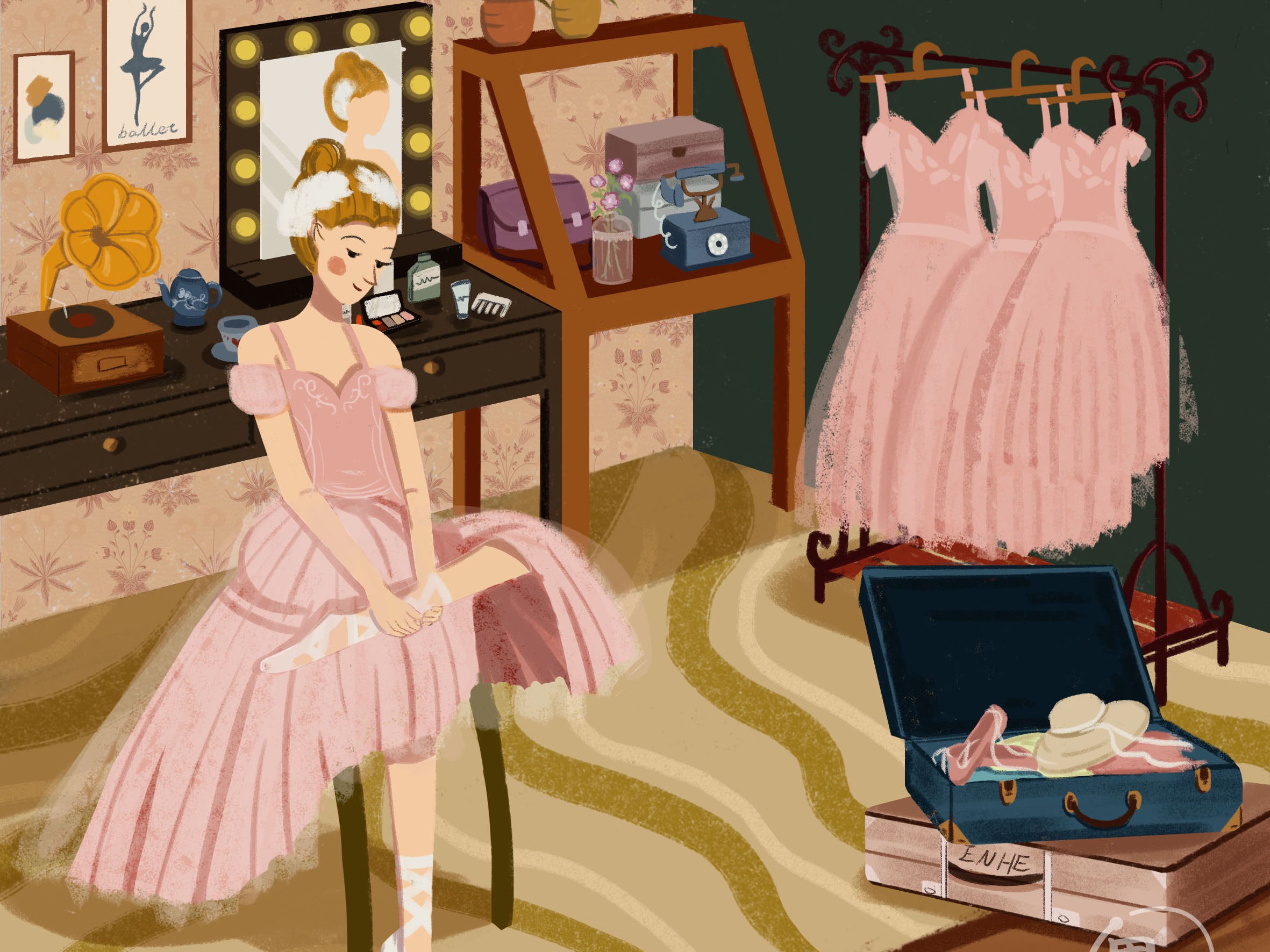 场景插画_enhe恩禾-站酷ZCOOL