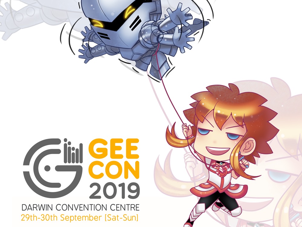 GeeCon澳洲达尔文市2019年漫展宣传_HerroZhao-站酷ZCOOL