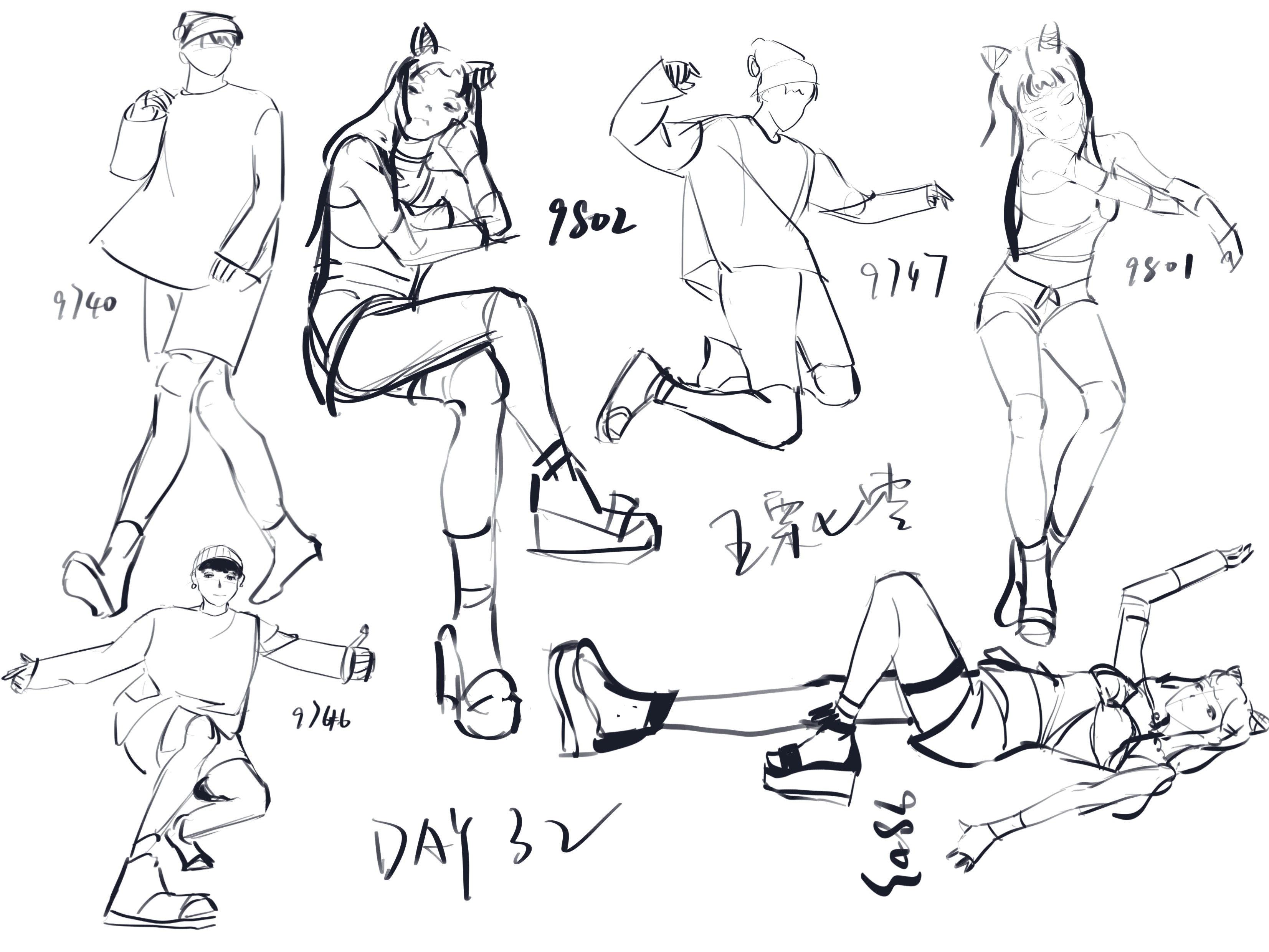 #速写60天挑战赛# DAY32 @速写班长 _小池的每一步-站酷ZCOOL