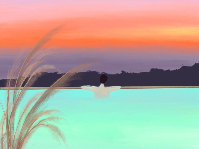 落日_猫orning-站酷ZCOOL