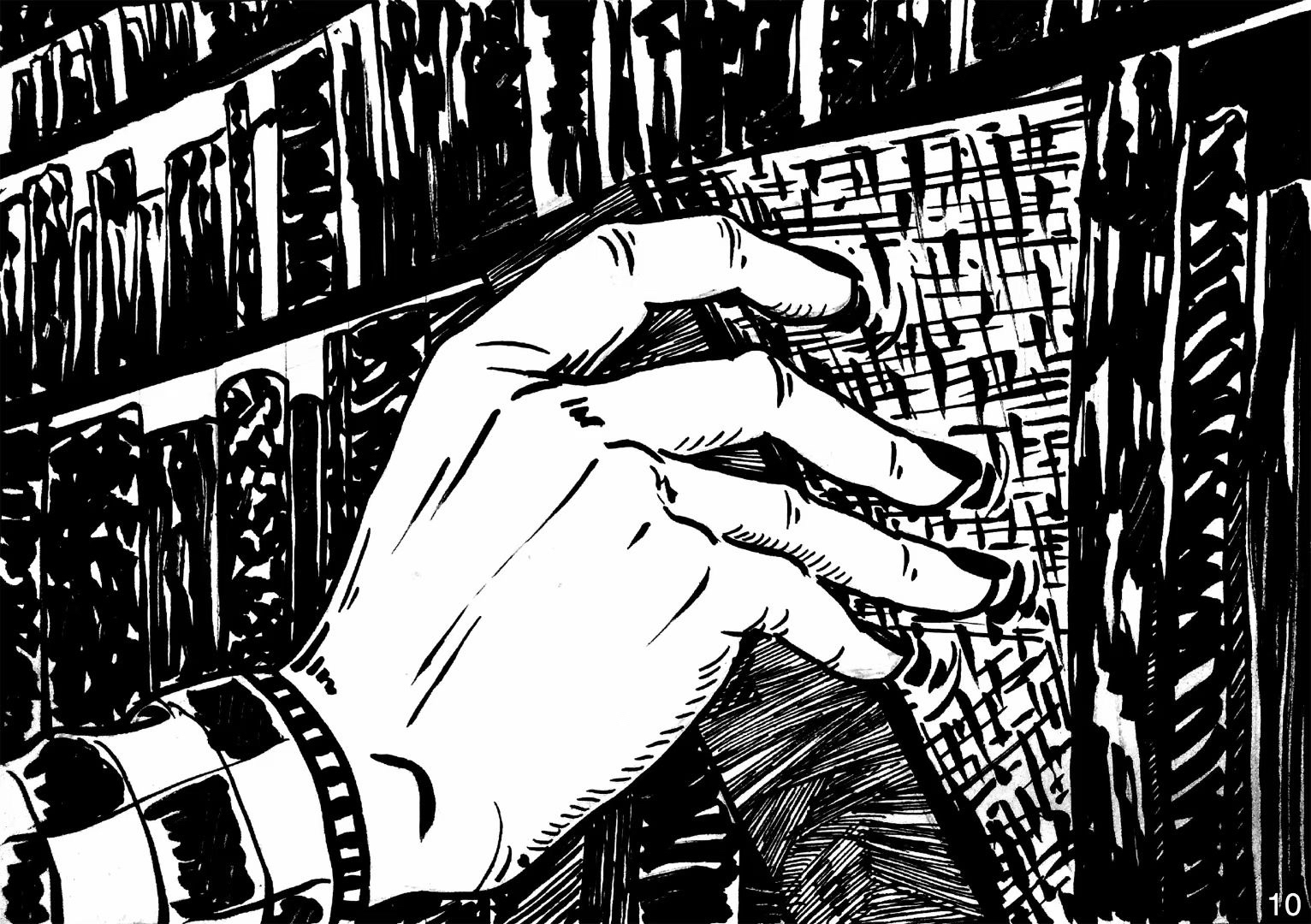 版画风黑白插画_大蔓儿-站酷ZCOOL