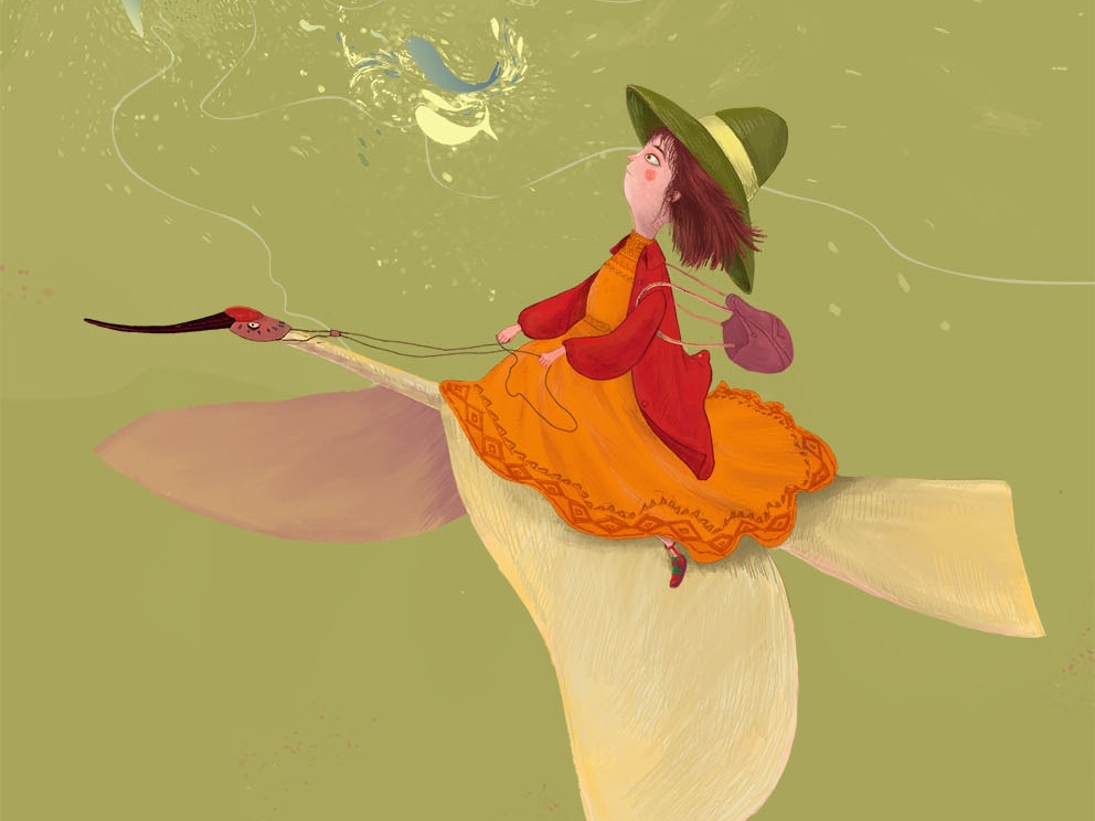 飞鸟与鱼_蓉字-站酷ZCOOL