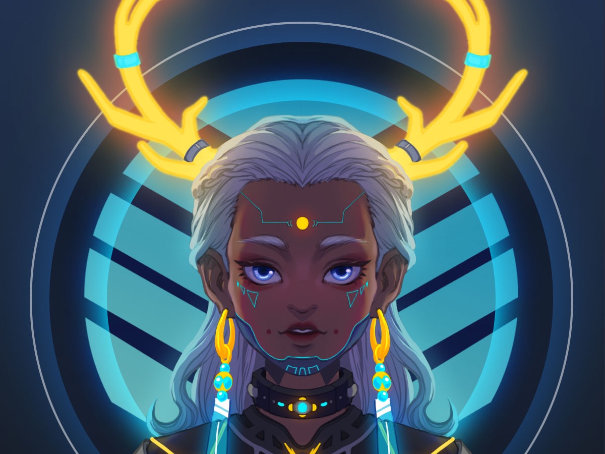 Cyberpunk Reindeer_Mercy_92-站酷ZCOOL