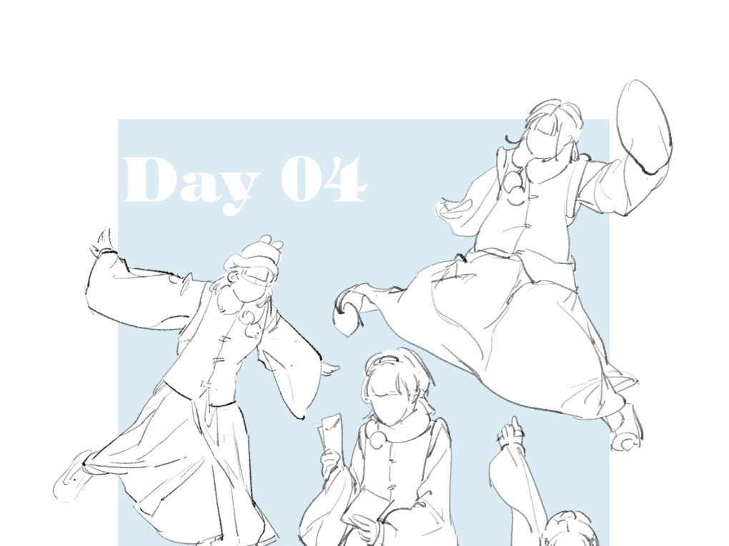 #速写60天挑战赛# Day4@速写班长 _夕永YUUNAGA-站酷ZCOOL