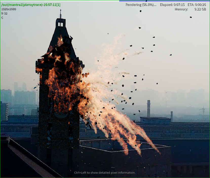 学校钟楼爆破练习_LTX_VFX-站酷ZCOOL