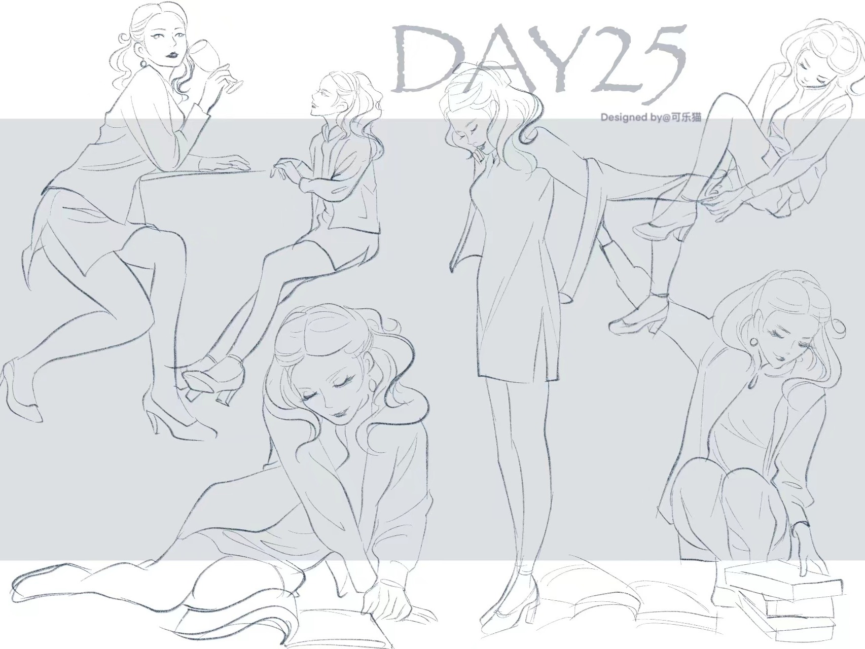 #速写60天挑战赛#day25@速写班长_可乐猫1122-站酷ZCOOL