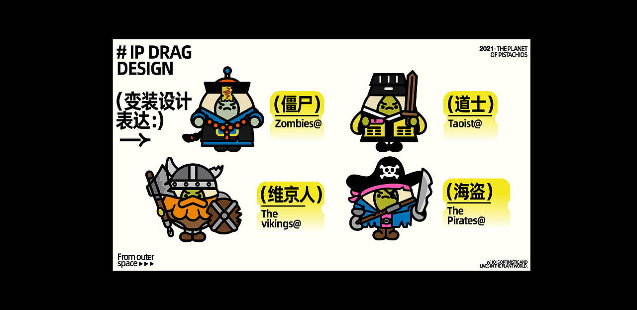 趣味IP海报设计 PISTACHIO-FUFU 2021 IP INTERESTING_Double多宝-站酷ZCOOL