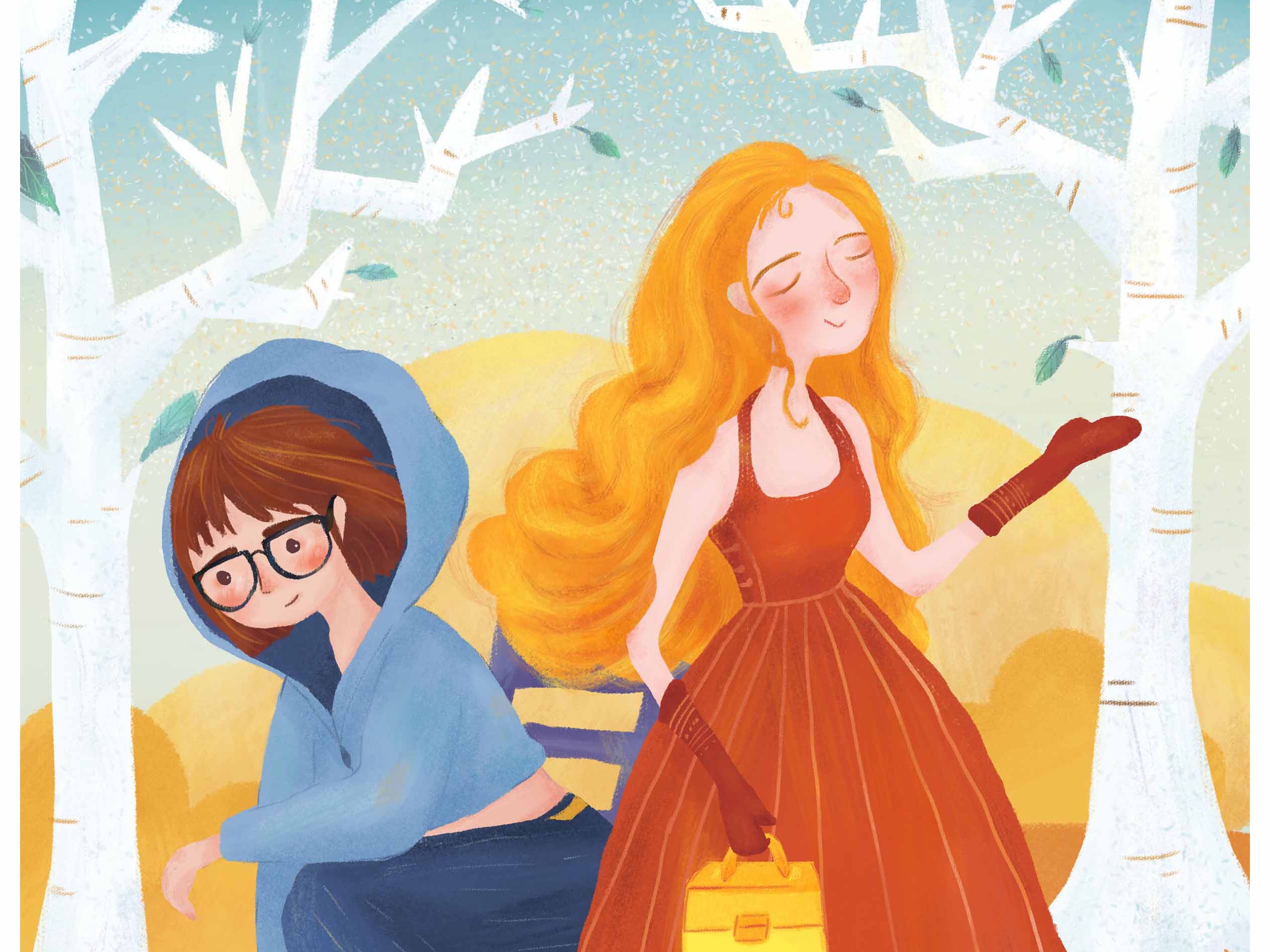 每日一画 - 双子座_wanwan93-站酷ZCOOL