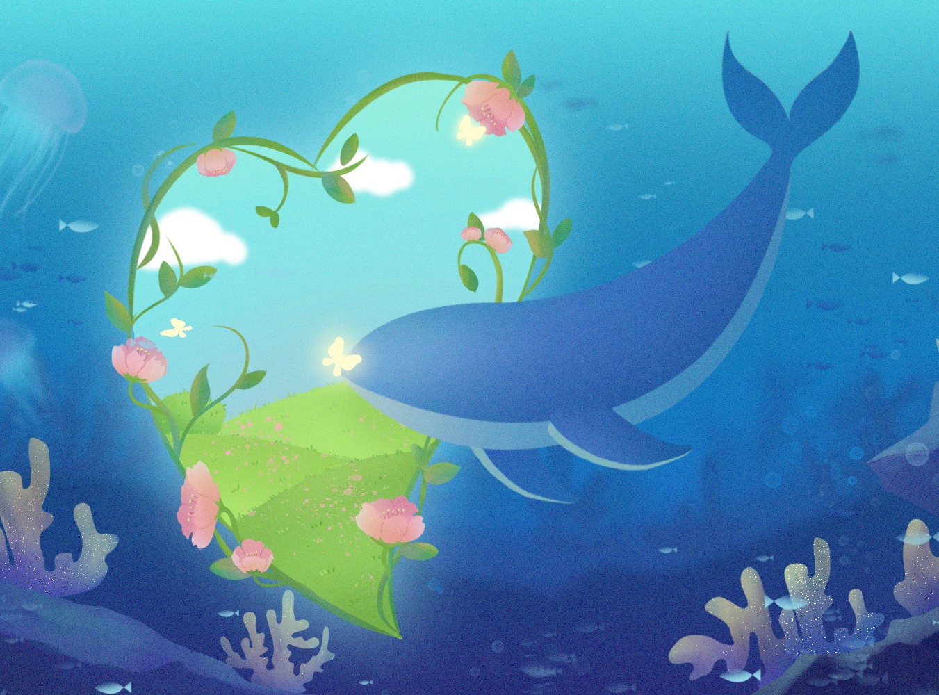 心相印-海底探秘_一笼屉包包-站酷ZCOOL