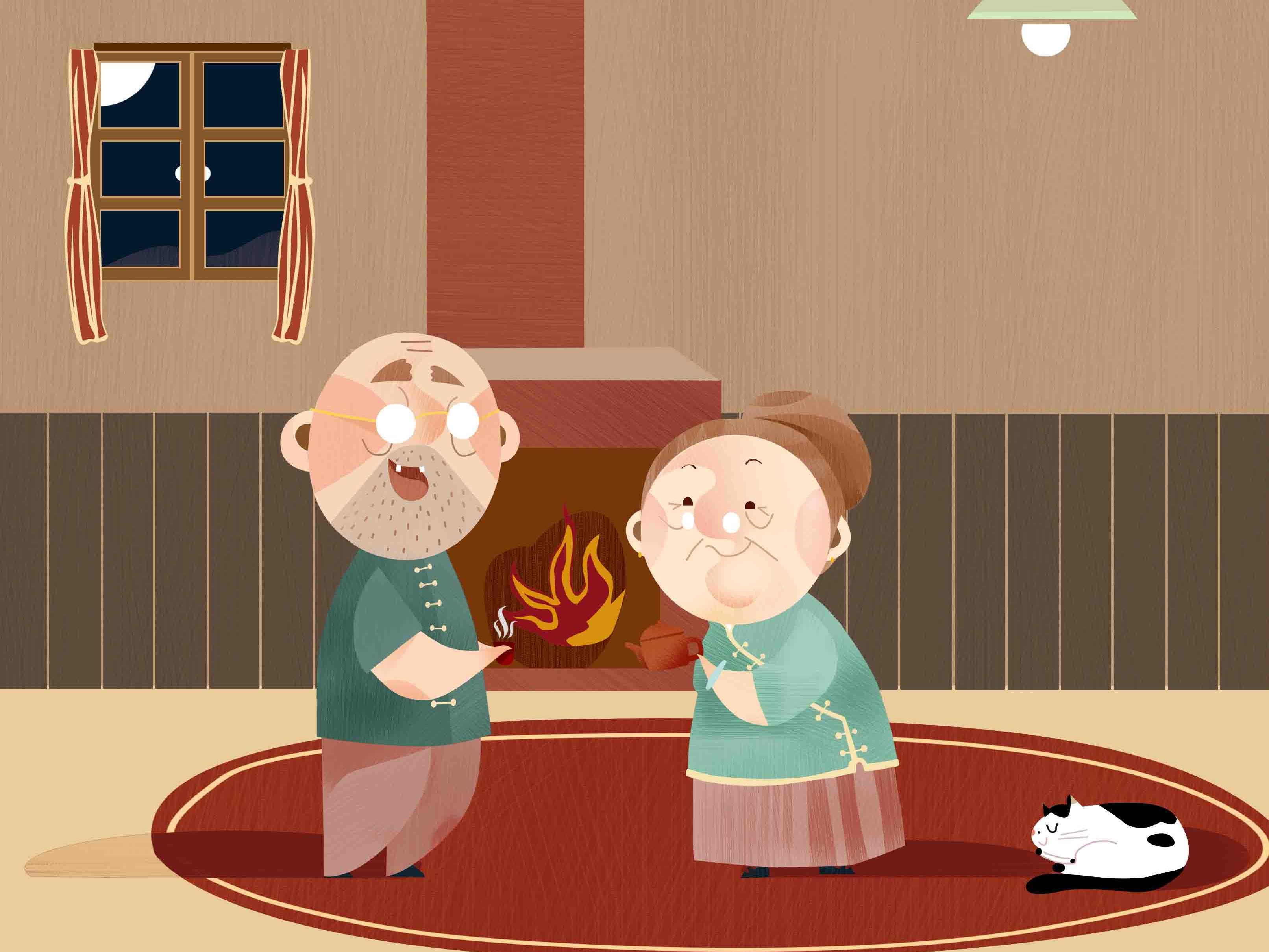 插画-青梅竹马白头偕老_77Heaven-站酷ZCOOL