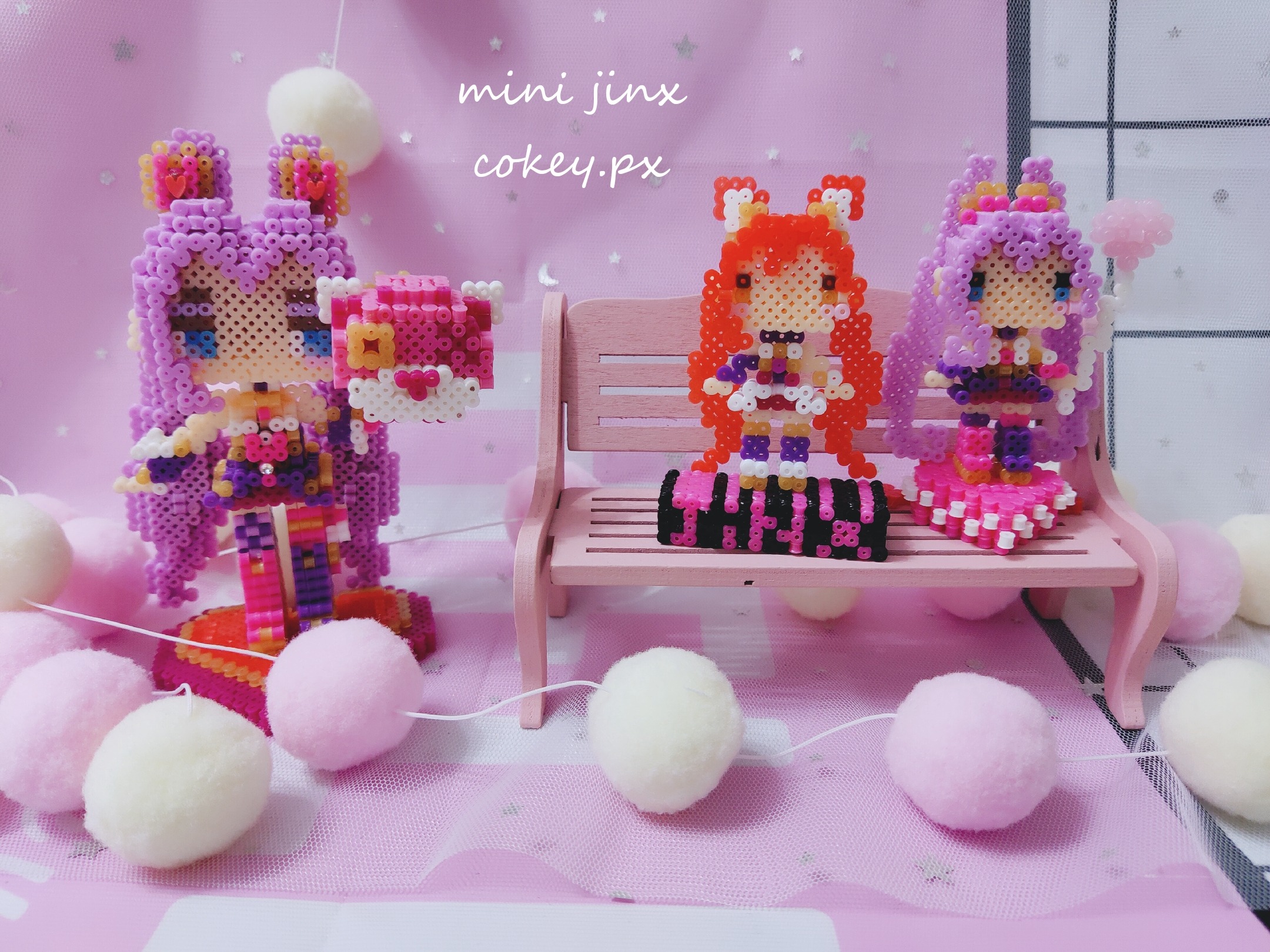 mini jinx 全套拼豆_Cokey_可乐-站酷ZCOOL