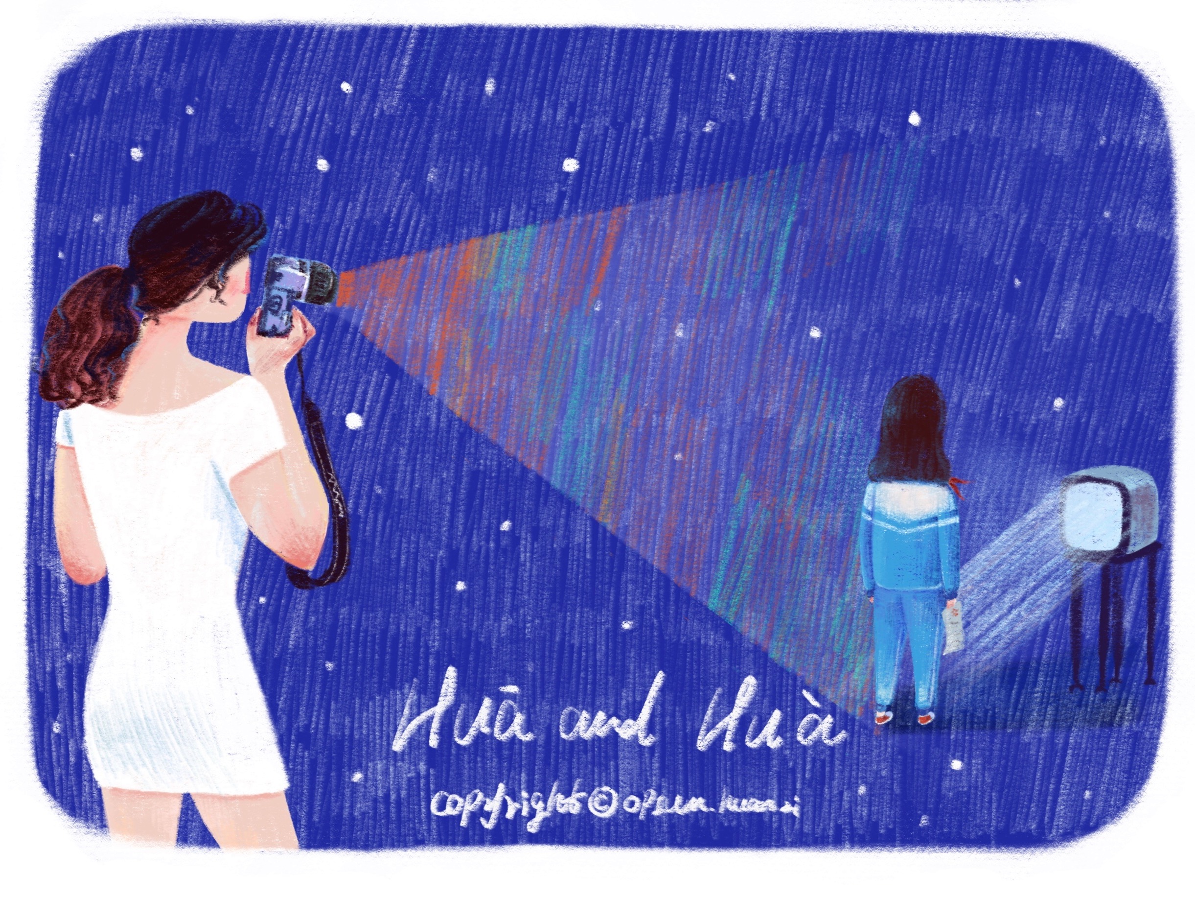 Hua and hua花与画_opium_欢子-站酷ZCOOL