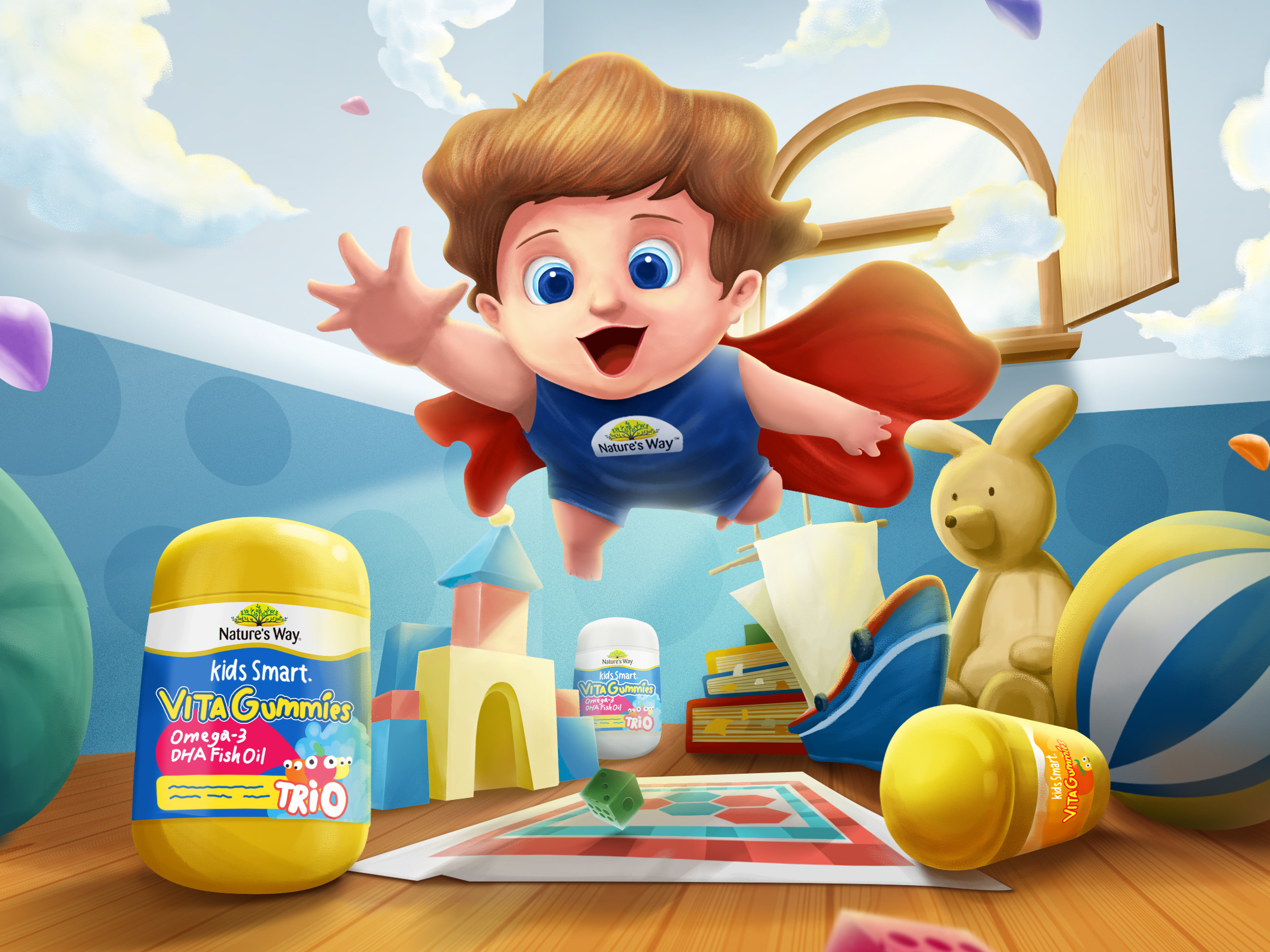 佳思敏小超人插画 _kunnn-站酷ZCOOL