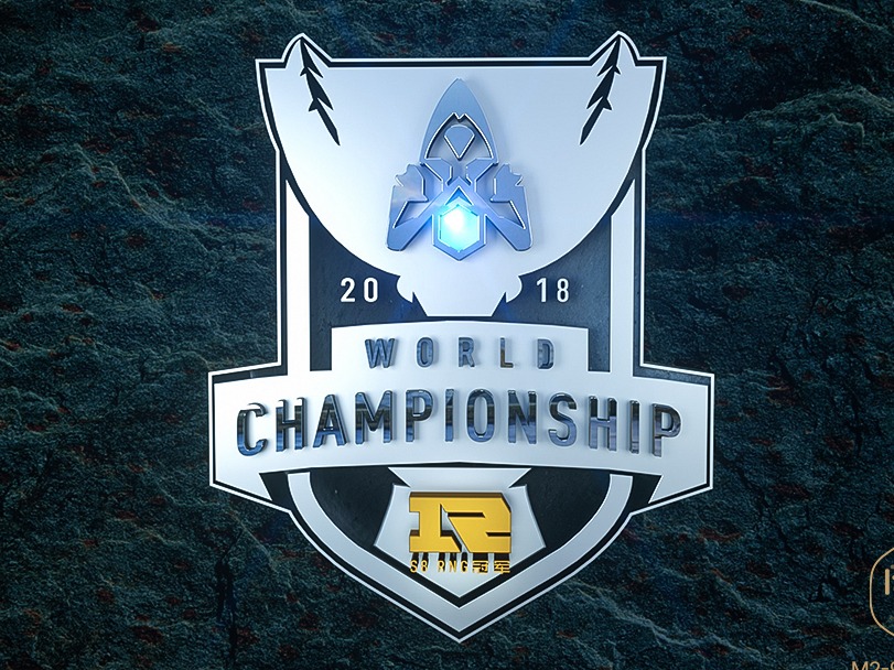 S8全球总决赛应援狗牌 c4d _熊吉桑-站酷ZCOOL