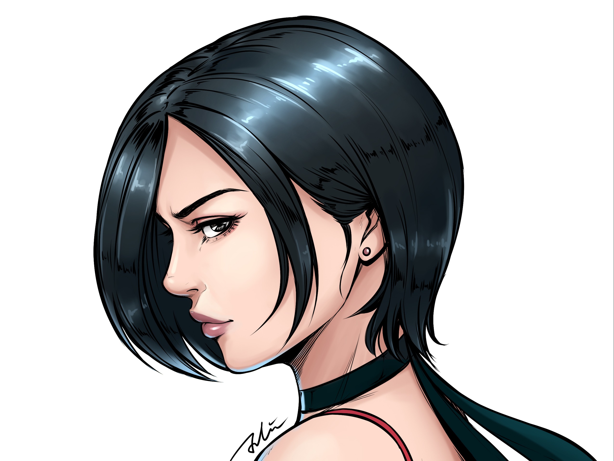 生化危机Ada Wong同人_Tz_art-站酷ZCOOL