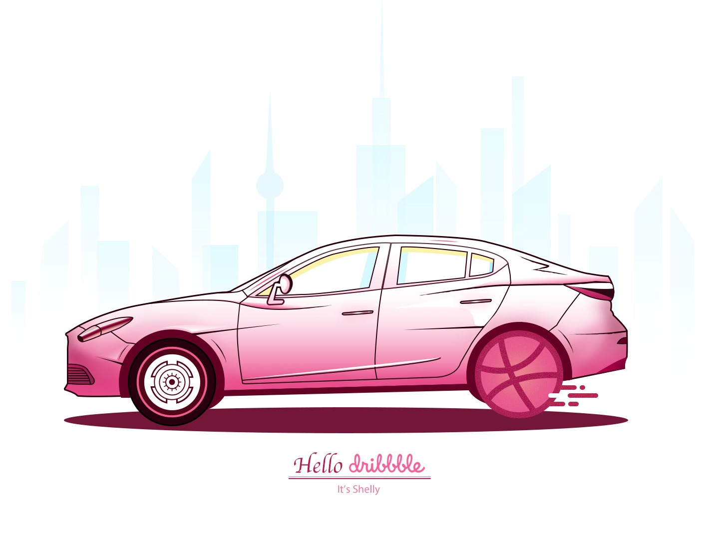 Hello Dribbble_ShellyCee-站酷ZCOOL