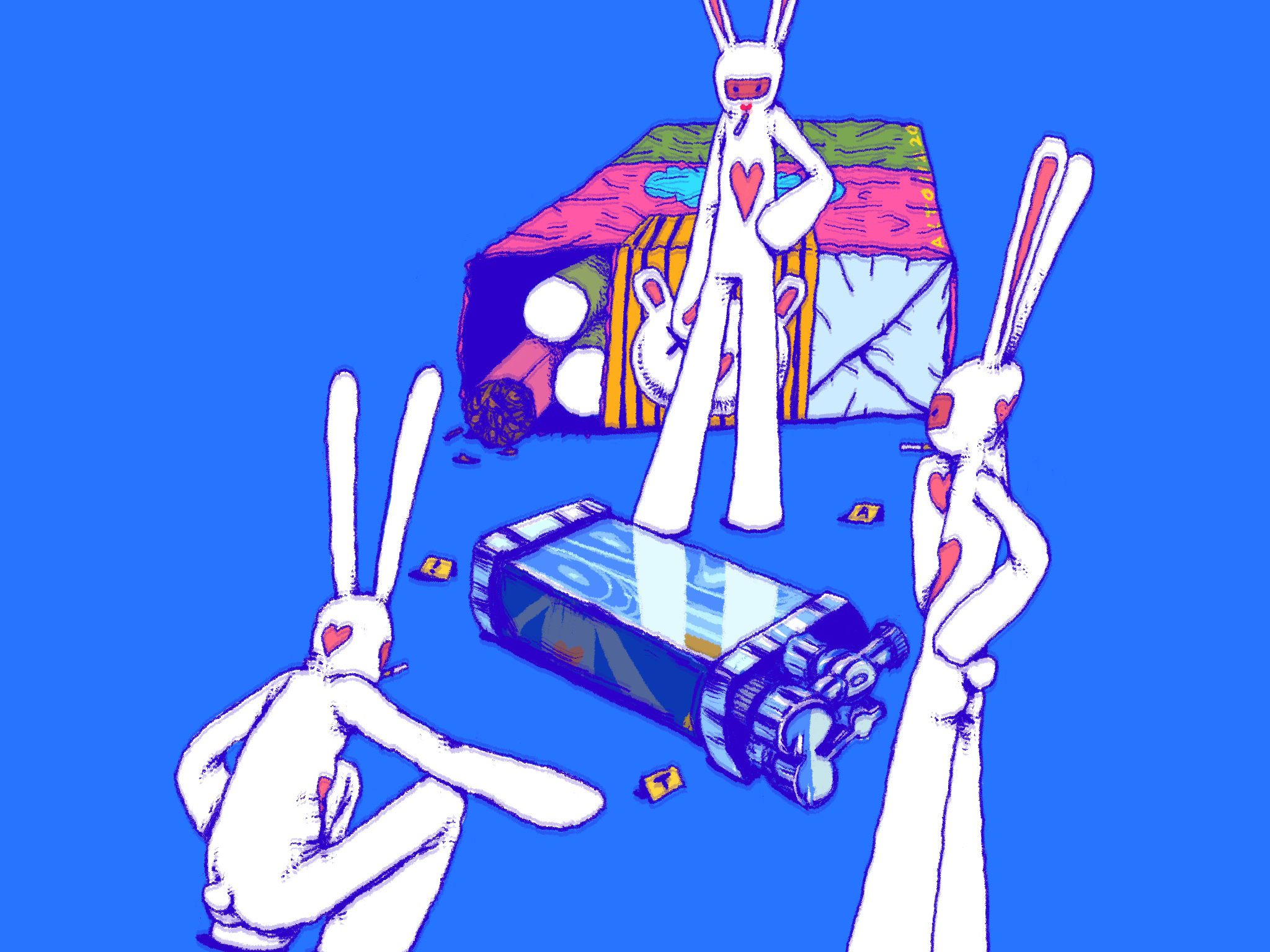 2023 rabbit BLUE_ALT阿雷特-站酷ZCOOL