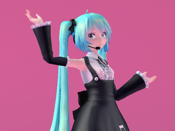 MMD x C4D渲染单帧miku图片_Dirtykids-站酷ZCOOL