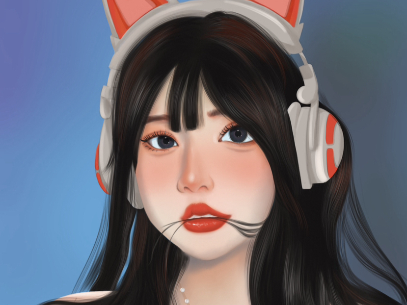 女孩子是最美好的存在_梨MM-站酷ZCOOL