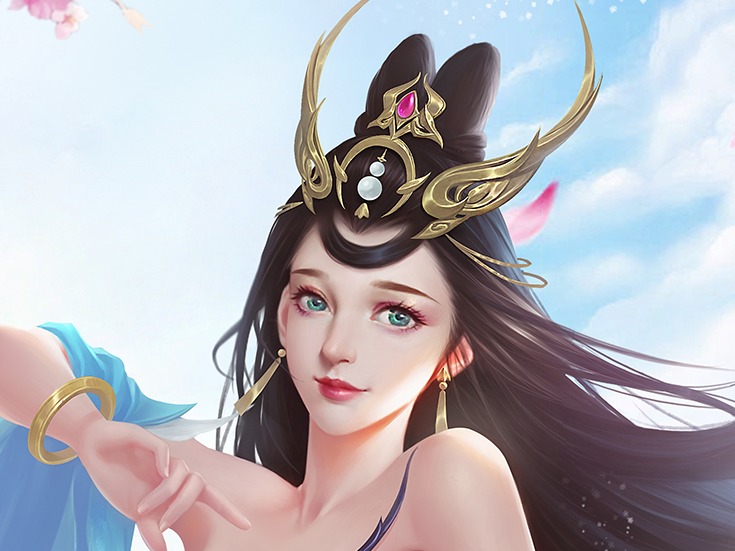 新国风半身_leon画室-站酷ZCOOL