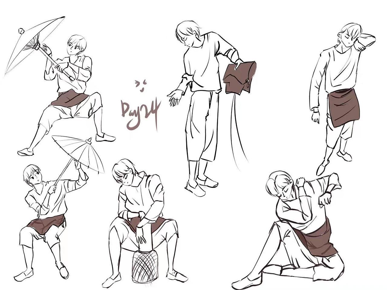 ＃速写60天挑战赛＃ @速写班长——Day24_Intel周福-站酷ZCOOL