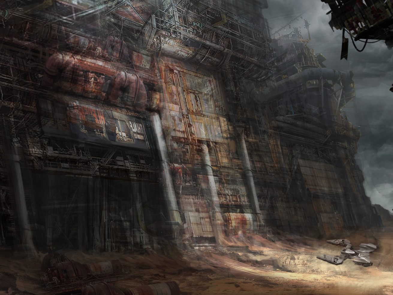 《Dying World》概念场景_Toki琦-站酷ZCOOL