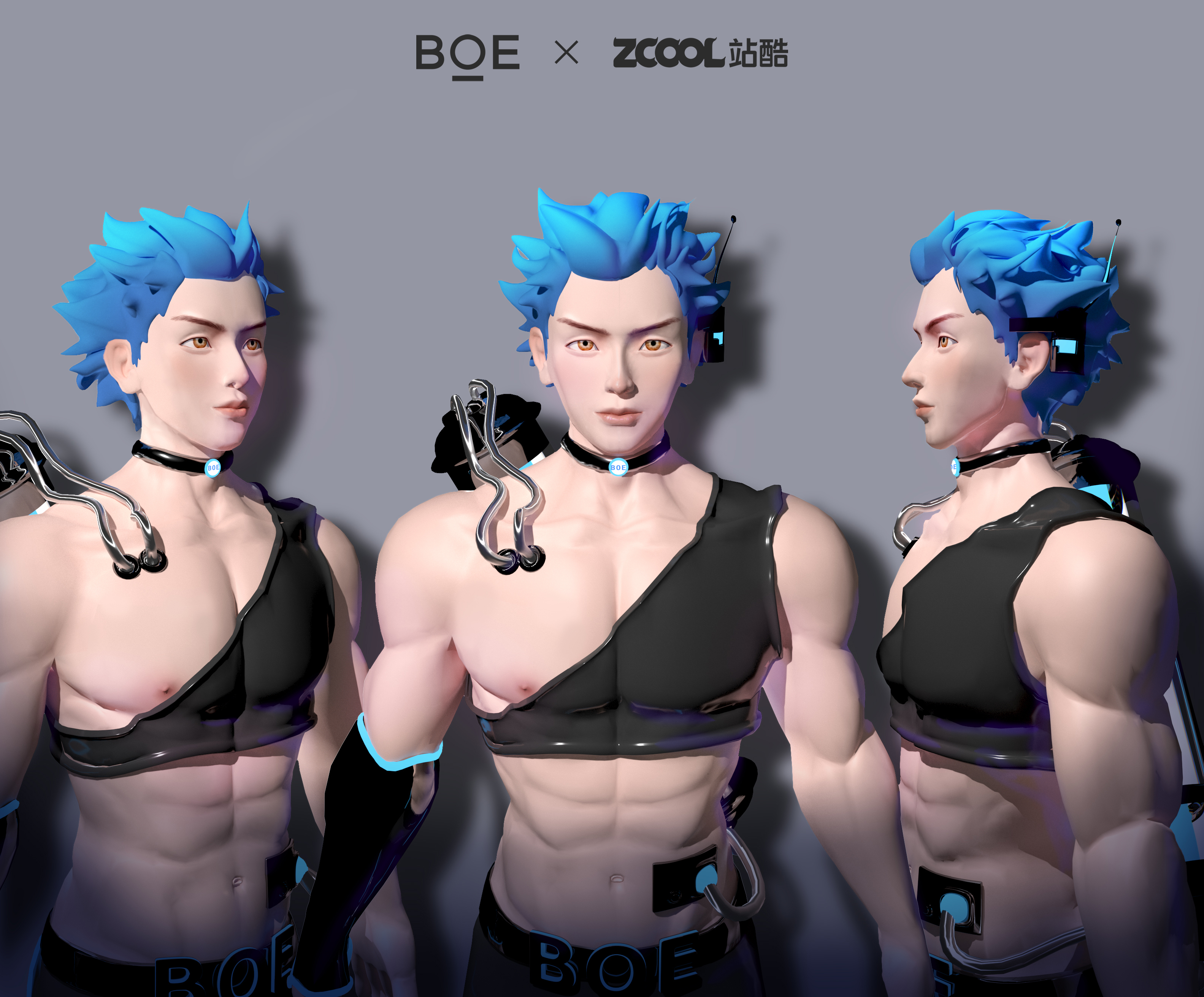 你好，BOE—形象IP东方晓_月鲨-站酷ZCOOL